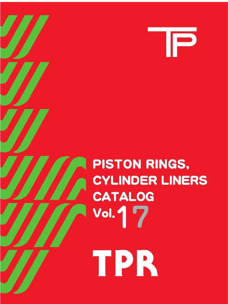 TP Piston Rings Catalogue Overview | PDF | Motor Vehicle | Transport