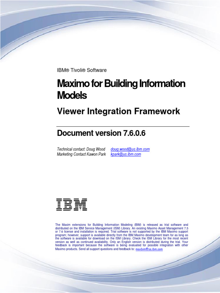 Maximo BIM - Viewer Integration Framework | PDF
