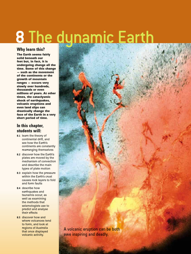 Core Science 5 - Chapter 8 (The Dynamic Earth) | PDF | Plate Tectonics | Earth