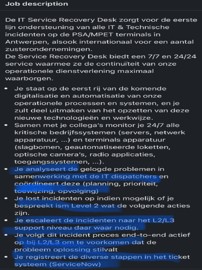 Screenshots of My Job Application | PDF