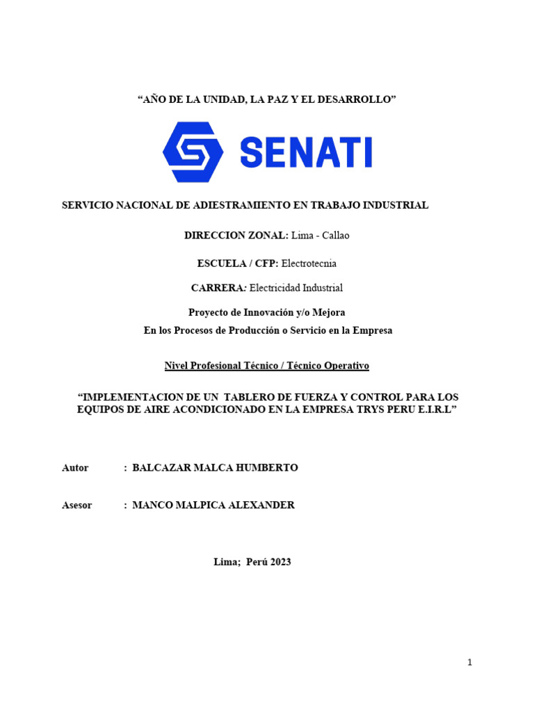 PROYECTO TERMINADO | PDF