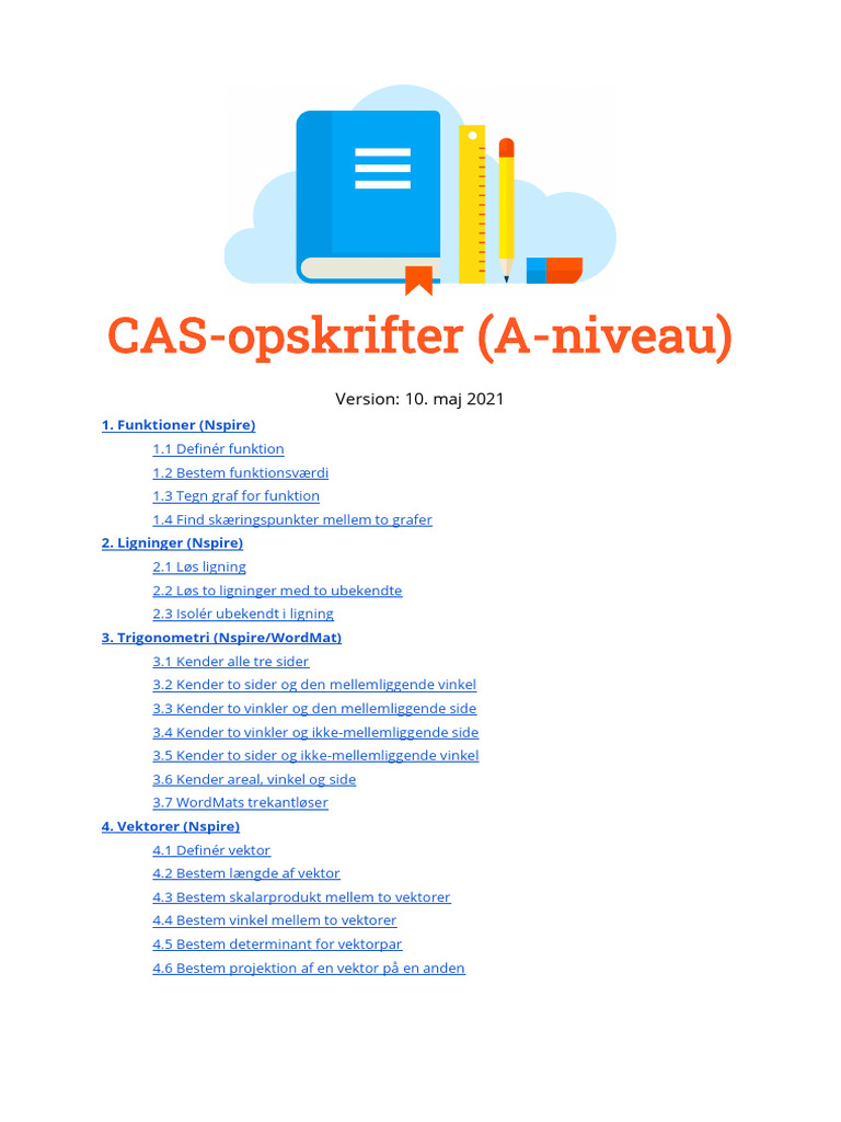Nspire Hjælp Til Opgaver | PDF
