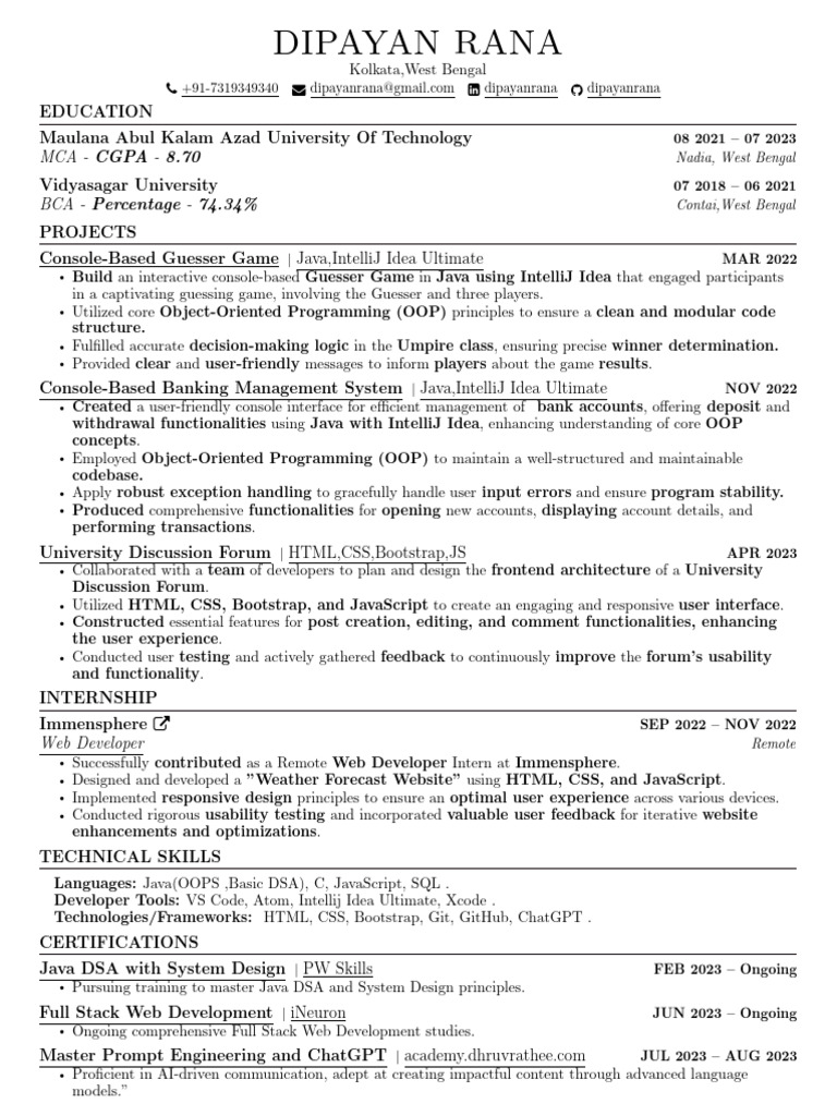 Dipayan Rana | Download Free PDF | Java Script | Usability