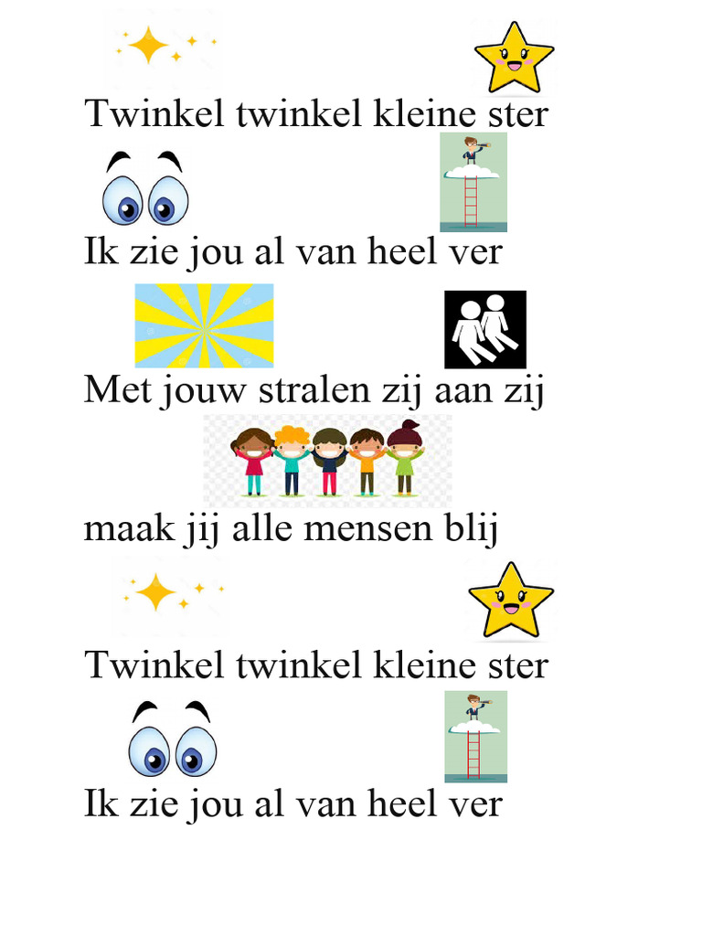 Twinkel Twinkel Kleine Ster | PDF