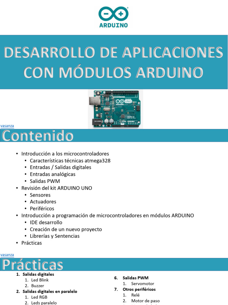 Desarrollo de Aplicaciones Arduino | PDF