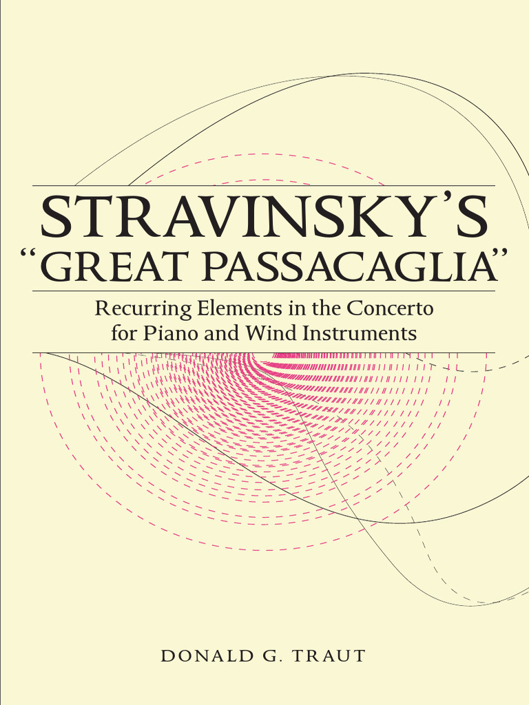 1002 Stravinsky Great Passacaglia | PDF | Musicology | Performing Arts