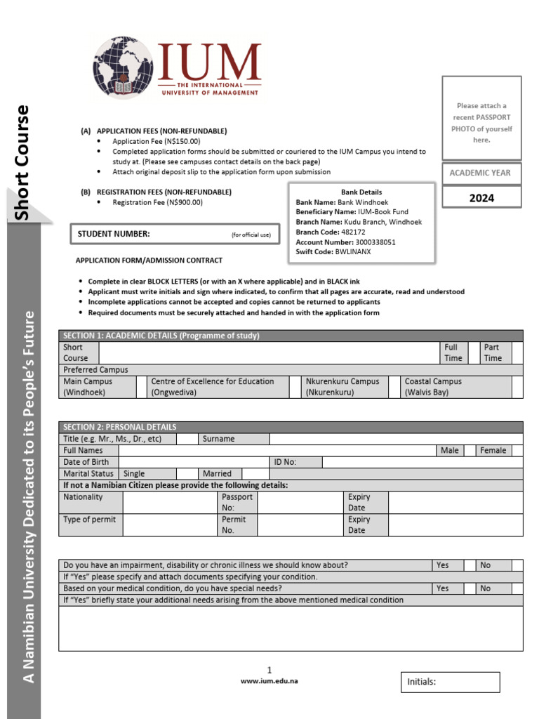 IUM Short Courses | PDF