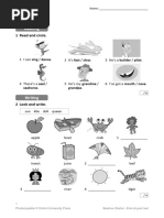 Beehive 2 Unit 3 Test | PDF | Zoology