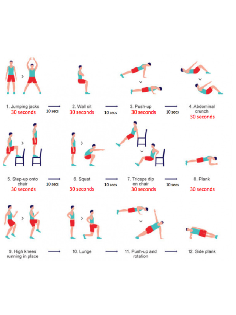 10 Minutes Work Out Daily | PDF