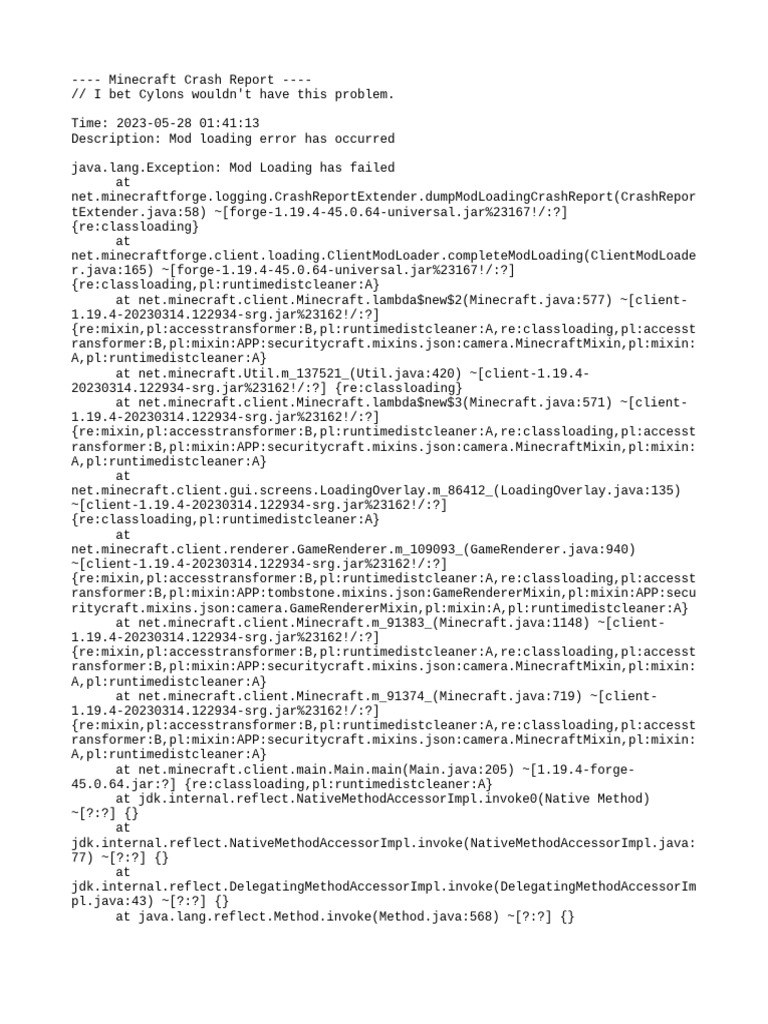 Crash 2023 05 28 - 01.41.13 FML | Download Free PDF | X86 Architecture | Computing Platforms