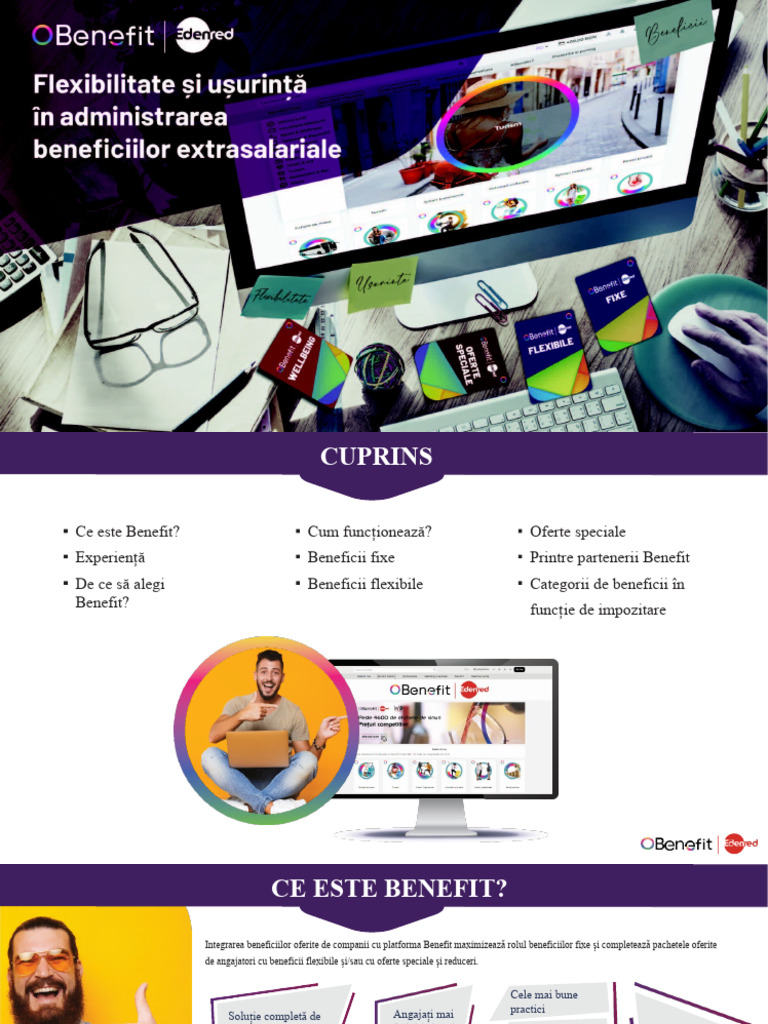 Prezentare Platforma Benefit by Edenred | PDF