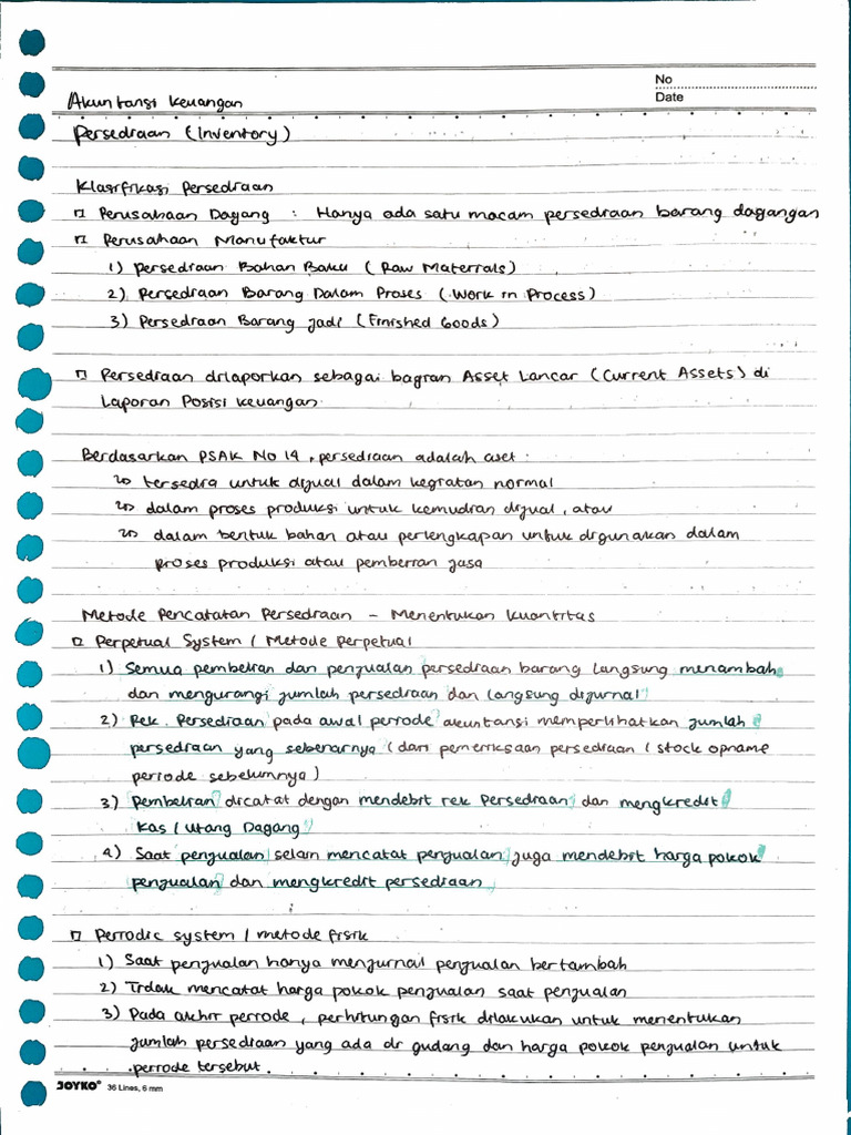 RMK Persediaan | PDF