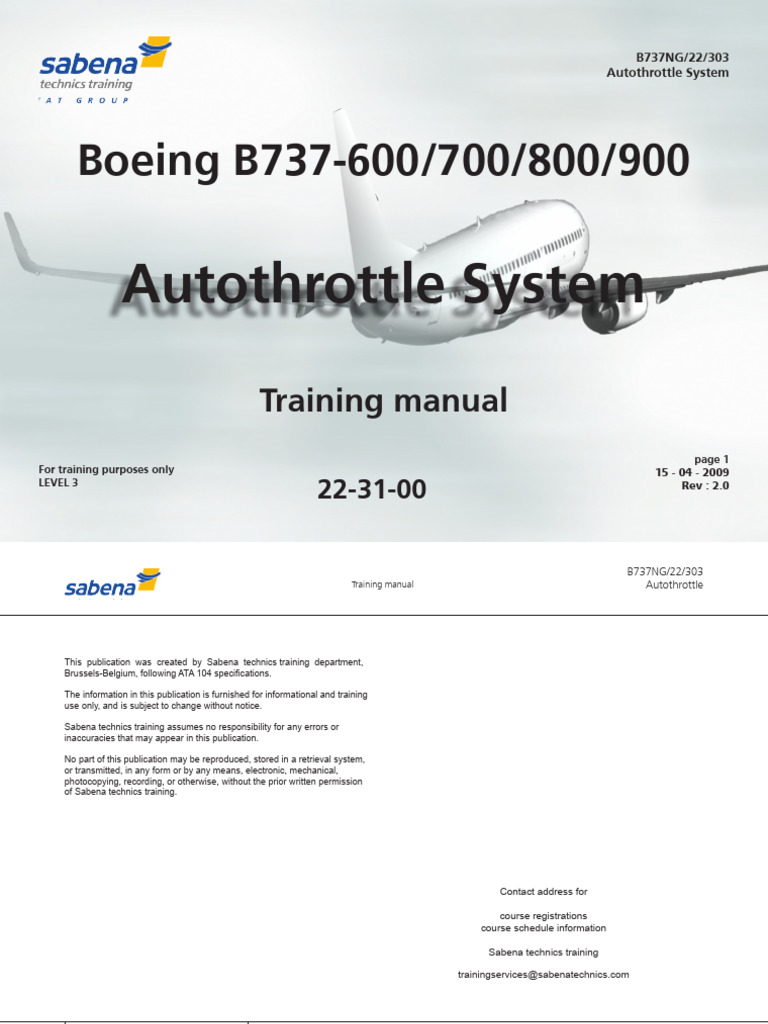 737 Autothrottle | PDF | Computer Data Storage | Central Processing Unit