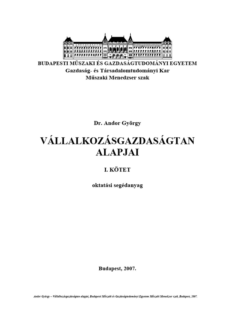 vp2m Jegyzet 1 | PDF