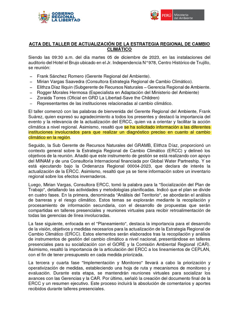 Acta 05.12.23 Ercc | PDF