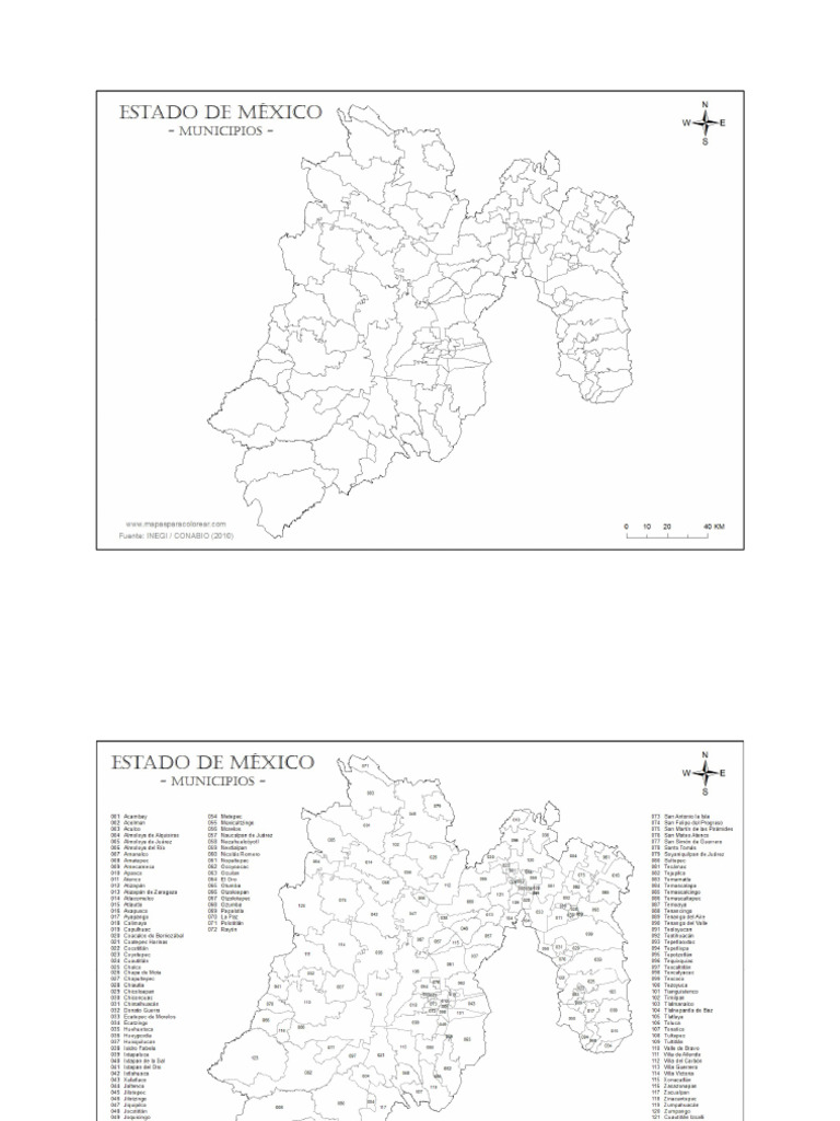 Mapas Del Edomex | PDF