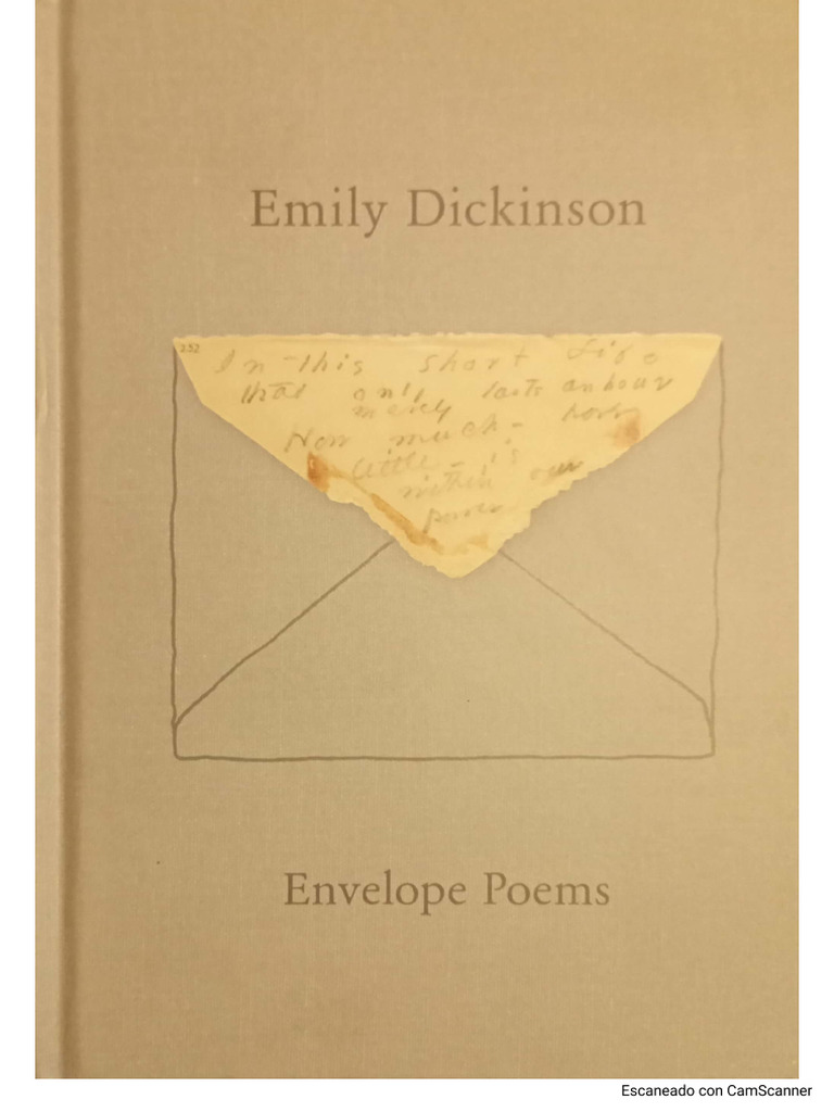 Emily Dickinson - Envelope Poems (Primera Pa | PDF