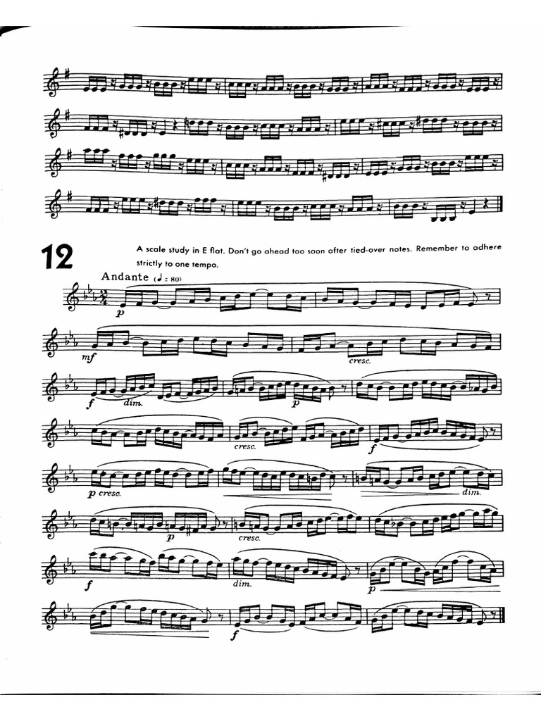 24 Clarinet Studies For Beginners POLATSCHEK | PDF