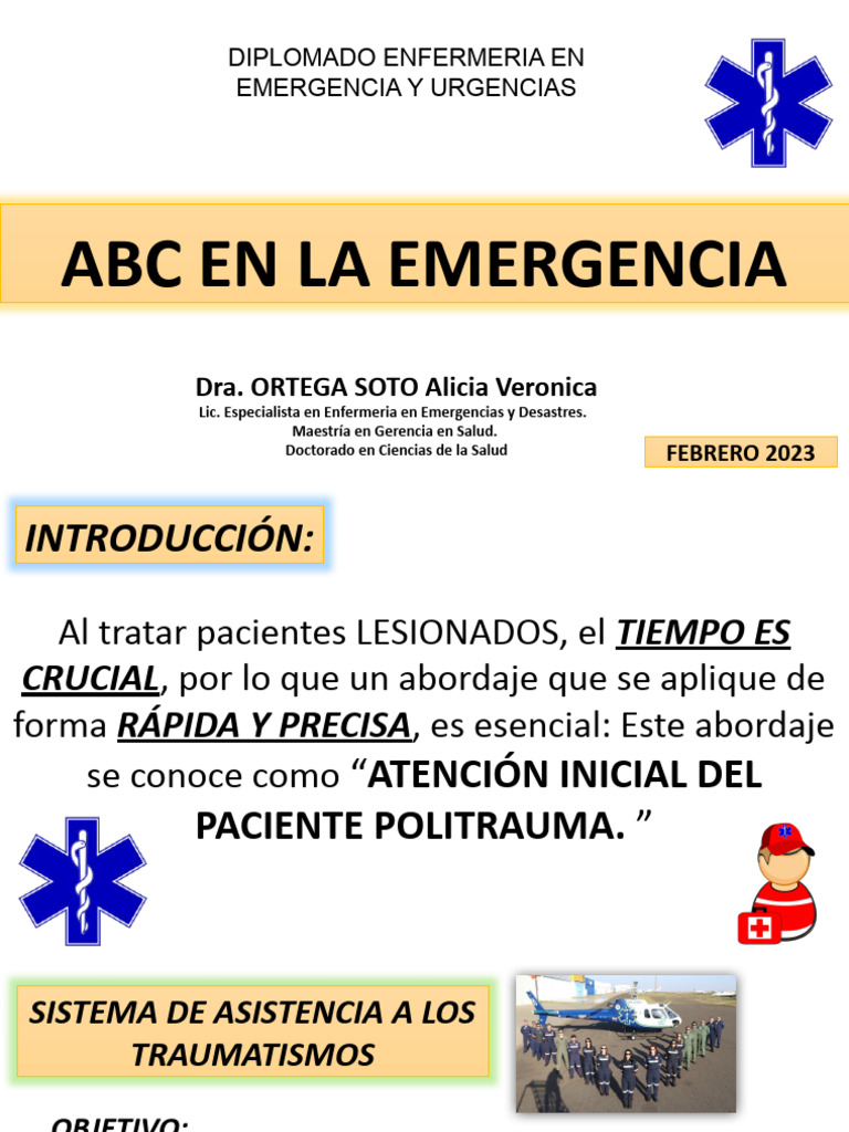 Abc en La Emergencia | PDF | Causas de la muerte | Epidemiología