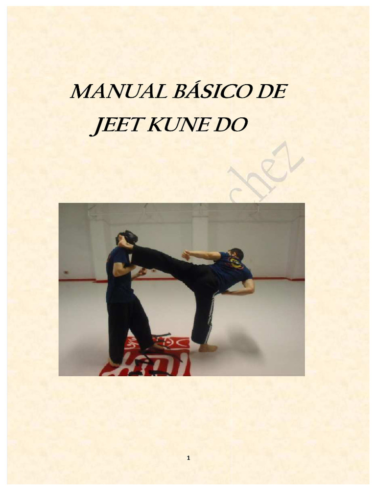 Manual Básico de Jeet Kune Do | PDF | Jeet Kune Do | Bruce Lee