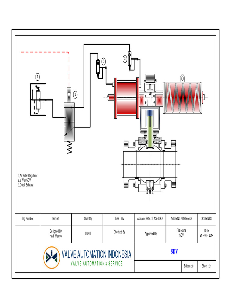 Visio-Scematic SDV Kresna Dwi Karsa 01 | PDF