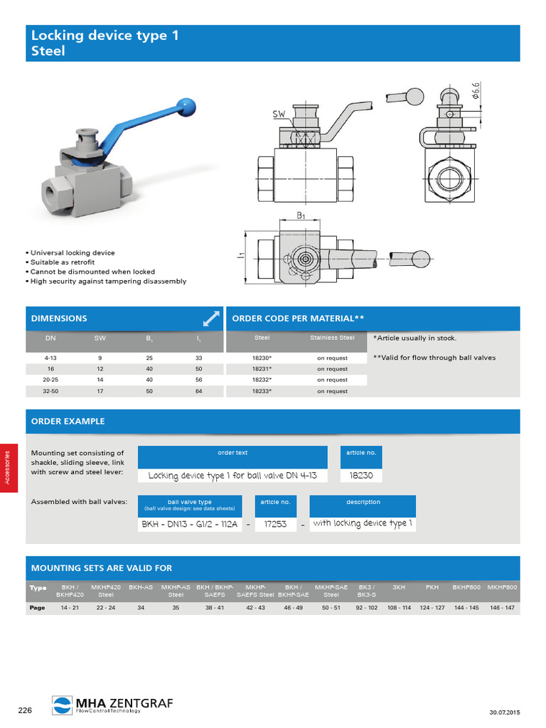 Locking Devices KHF | PDF