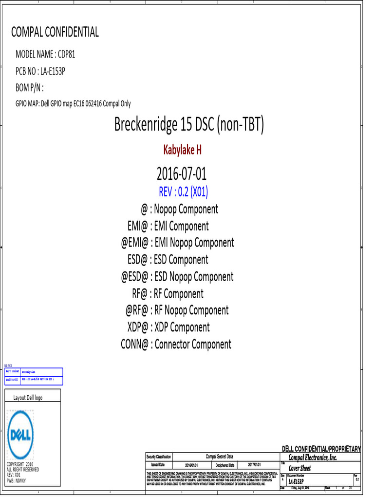 Dell Precision 3520 | PDF