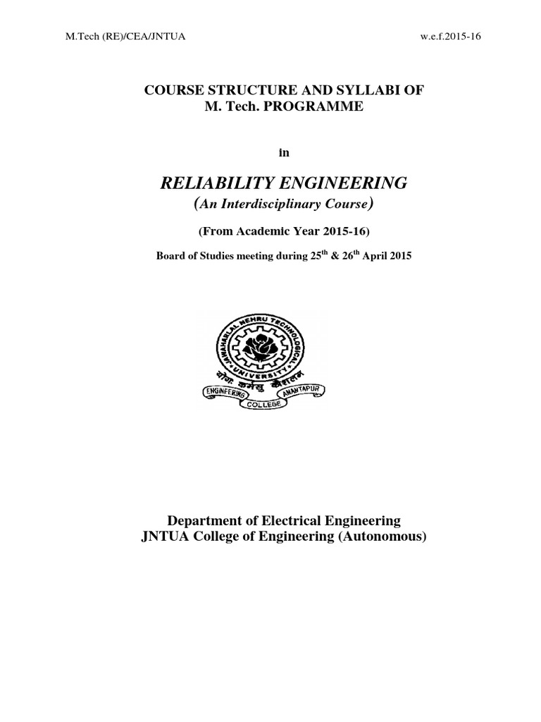 Cea Re | PDF | Reliability Engineering | Probability Distribution