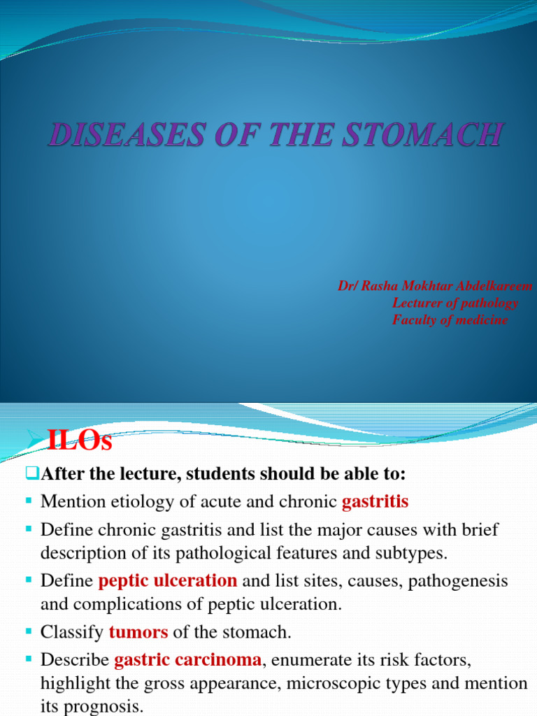 Gastritis and Peptic Ulcer Pathology | PDF | Wellness | Science ...