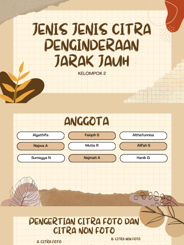 Jenis Jenis Citra Penginderaan Jauh | PDF Jenis Jenis Citra Penginderaan Jauh | PDF