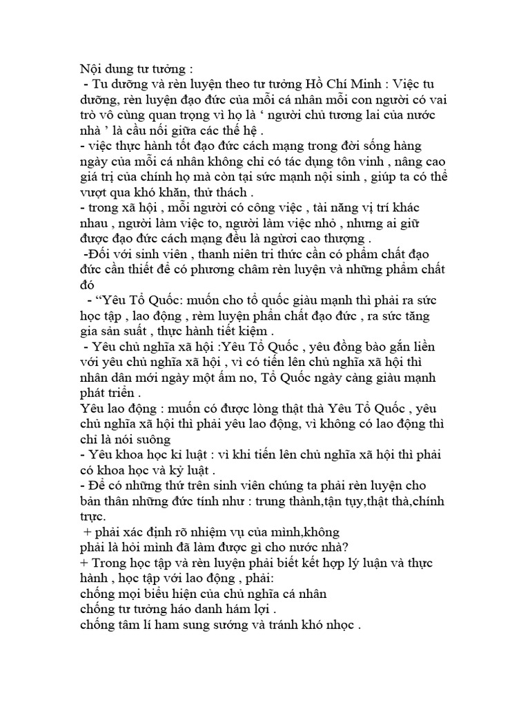 N I Dung Tư Tư NG | PDF