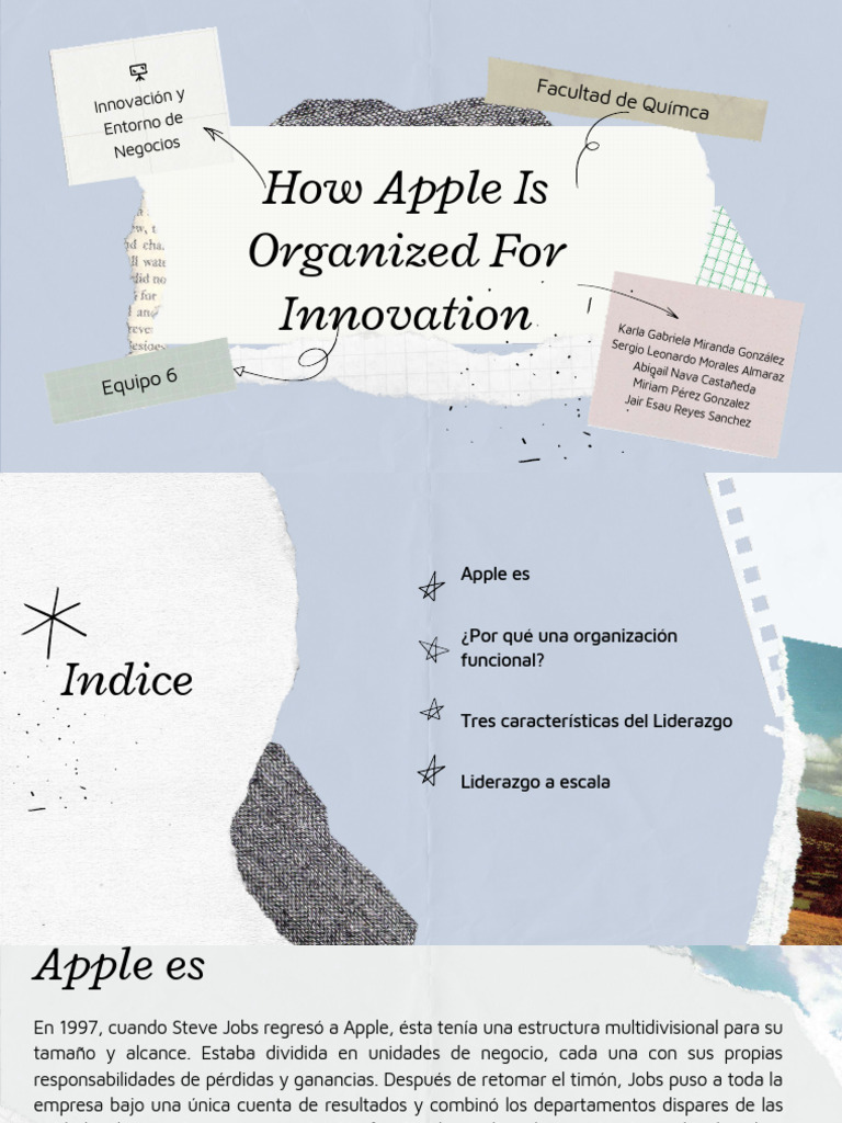 How Apple Is Organized For Innovation - Compressed | PDF | Crecimiento ...