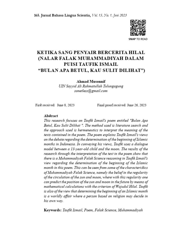 Taufik Ismail | PDF