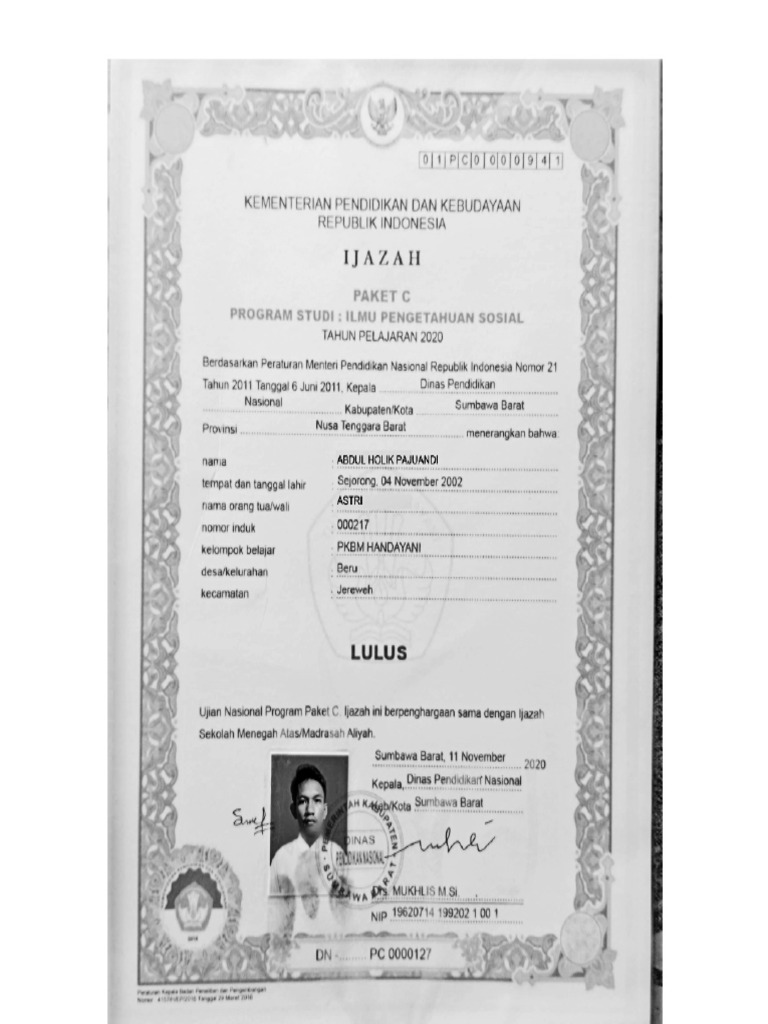 Abdul Holik Pajuandi-2 | PDF