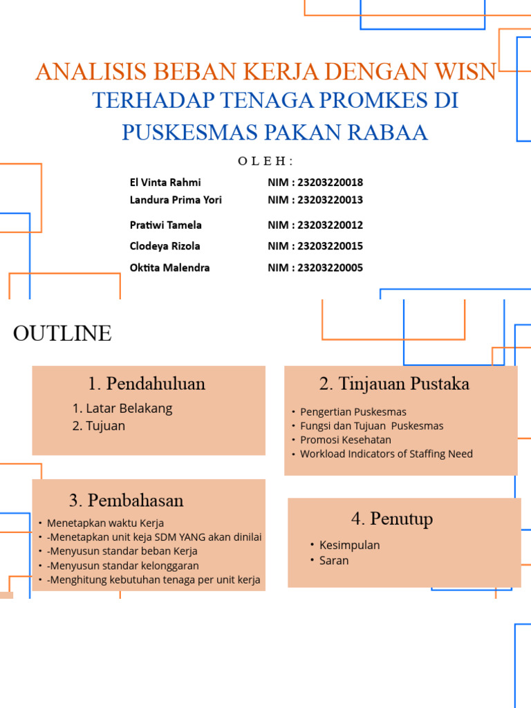 Analisis Beban Kerja Tenaga Promkes WISN | PDF