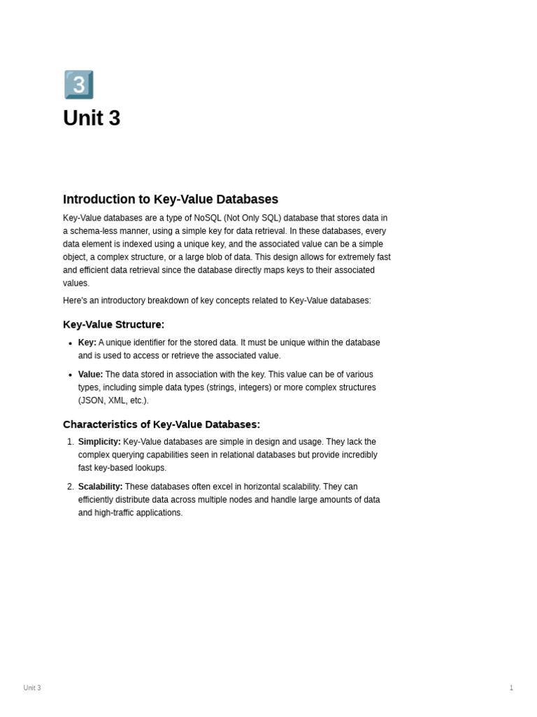 Nosql Unit 3 | PDF