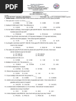 Grade 6 Numeracy Test | PDF | Science | Mathematics