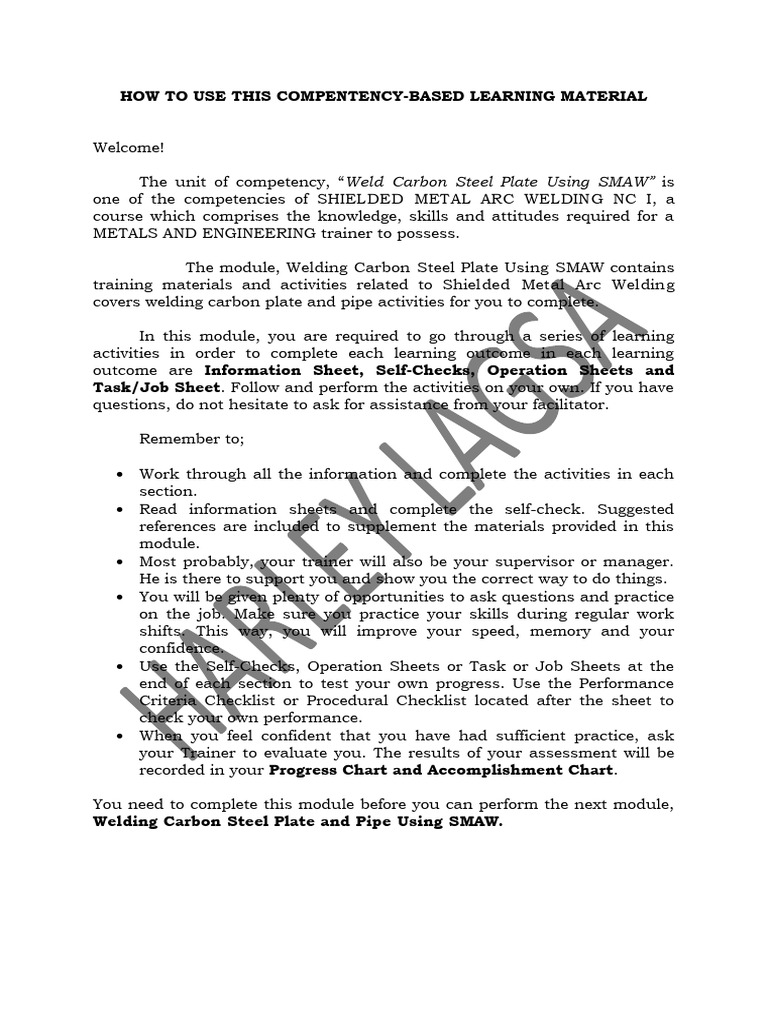 How To Use This CBLM | PDF