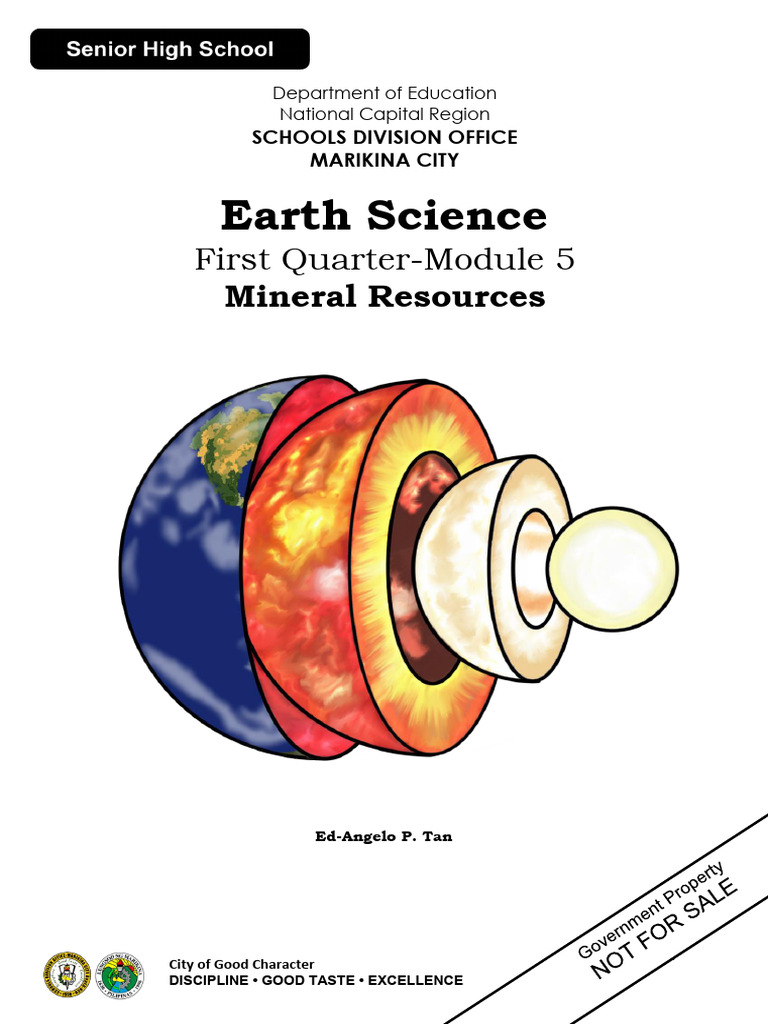 SHS - EARTH-SCIENCE - Q1 - M5 - Mineral Resources | PDF | Ore | Rock ...