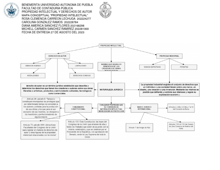 A1-U1 Mapa Conceptual Propiedad Intelectual | PDF