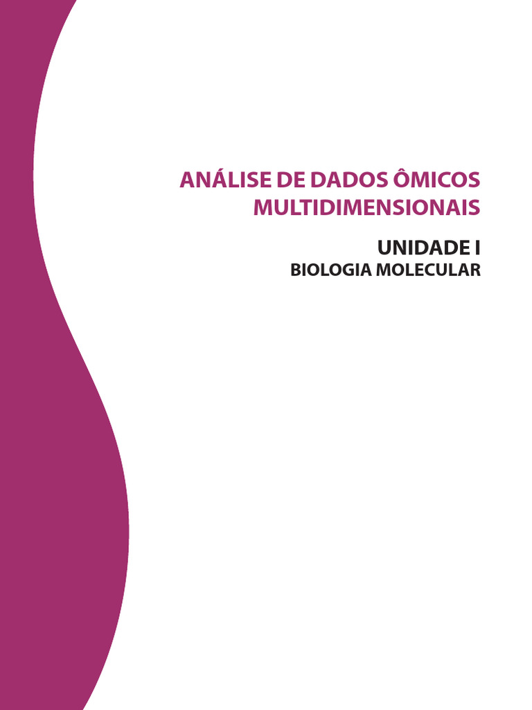 Analise de Dados Omicos Multidimensionais Unidade I | PDF | Bem-estar