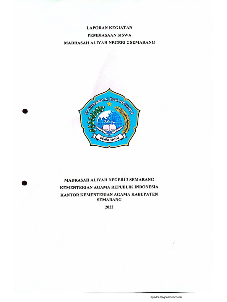 Laporan Pembiasaan | PDF