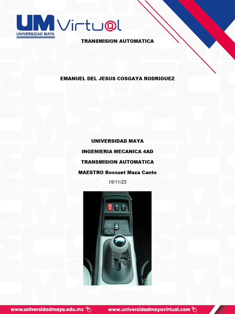 IMA - 4AD - Transmision Automatica | PDF