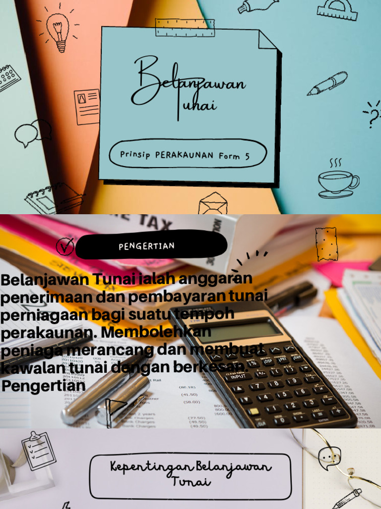 Belanjawan Tunai: Prinsip PERAKAUNAN Form 5 | PDF