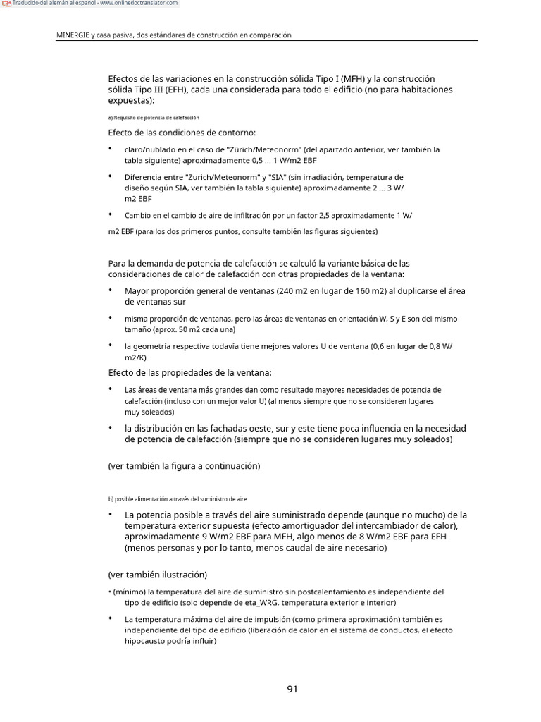 Minergie & Passivhaus (101-123) .De - Es | PDF | Calor | Microsoft Excel