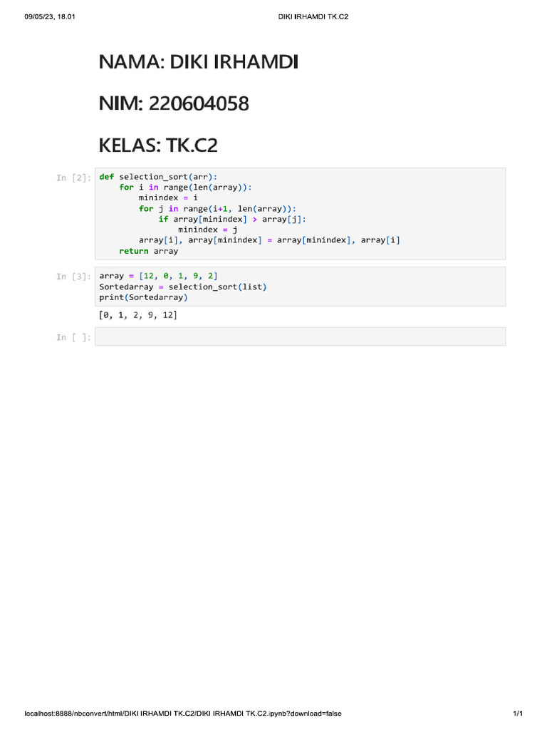 Diki Irhamdi TK.C2 | PDF