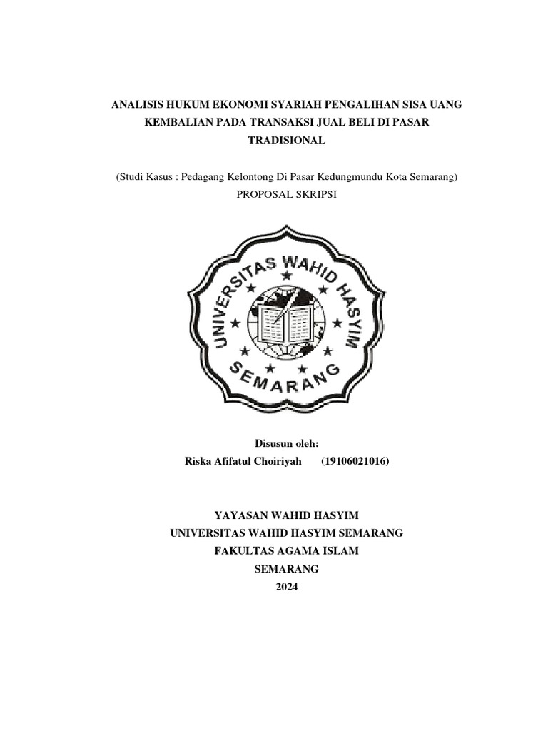 Proposal Riska REVISI 1 | PDF