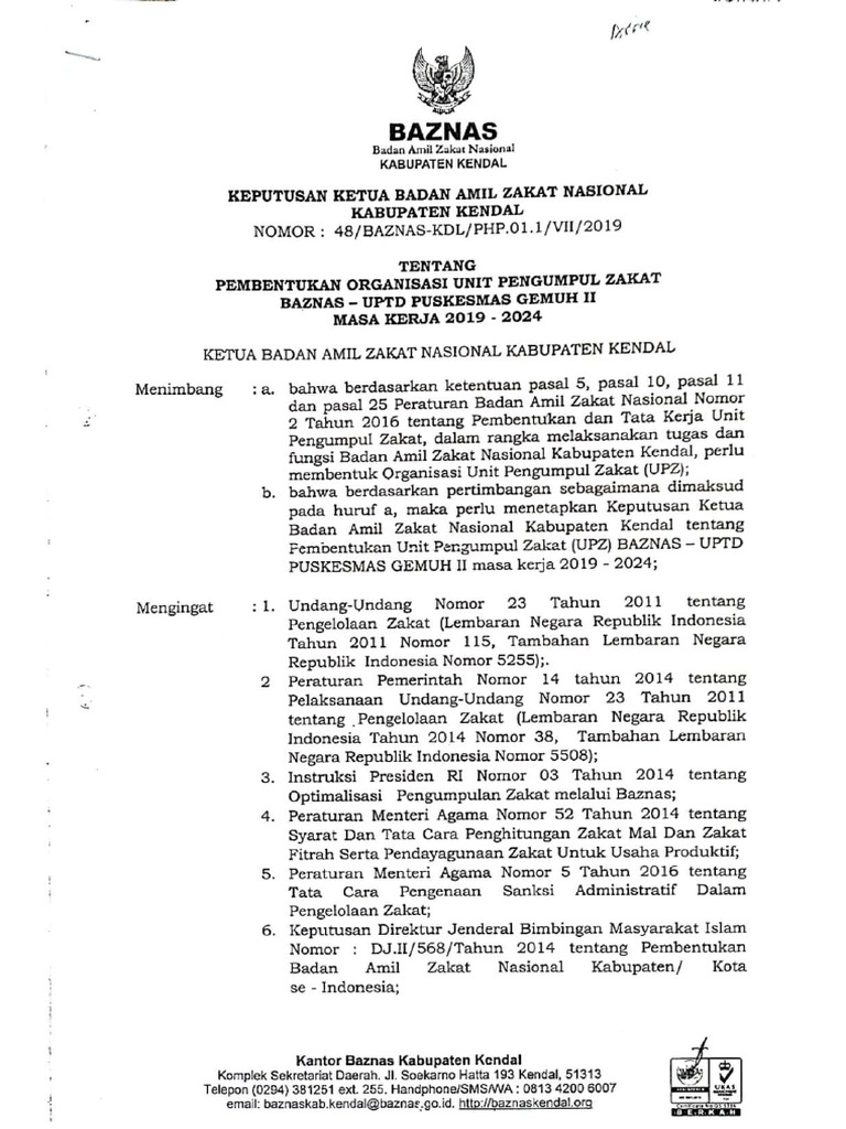 SK UPZ PUSKESMAS GEMUH II_compressed | PDF