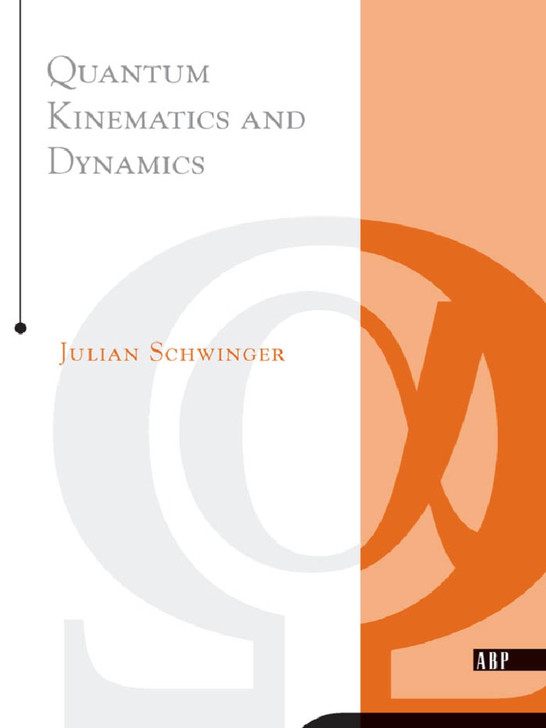 Schwinger J | PDF | Matrix (Mathematics) | Vector Space