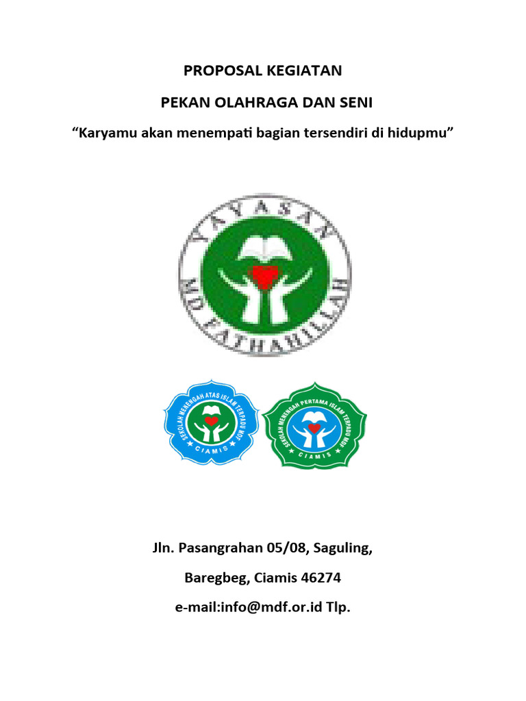 PROPOSAL Porseni 2023 | PDF